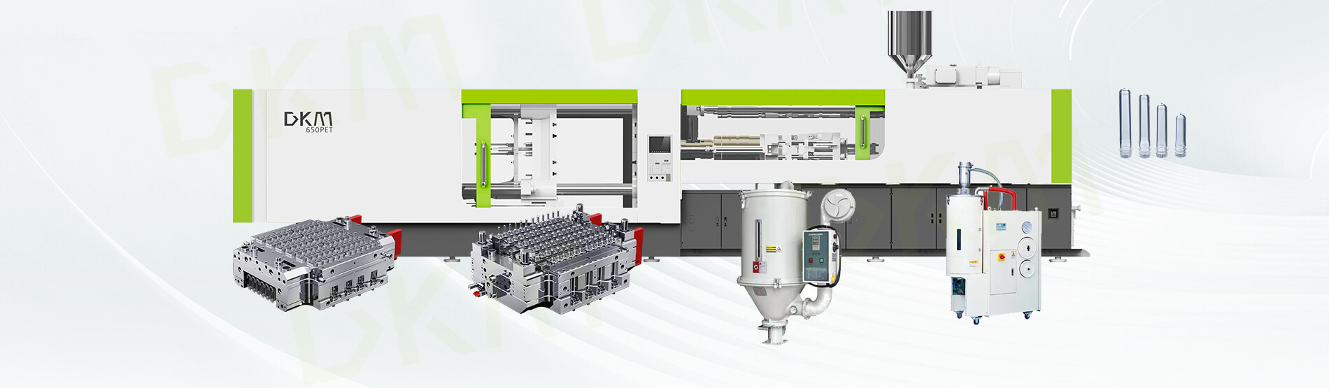 PET Bottle Preform Molding Production Line| Preform Injection Molding ...