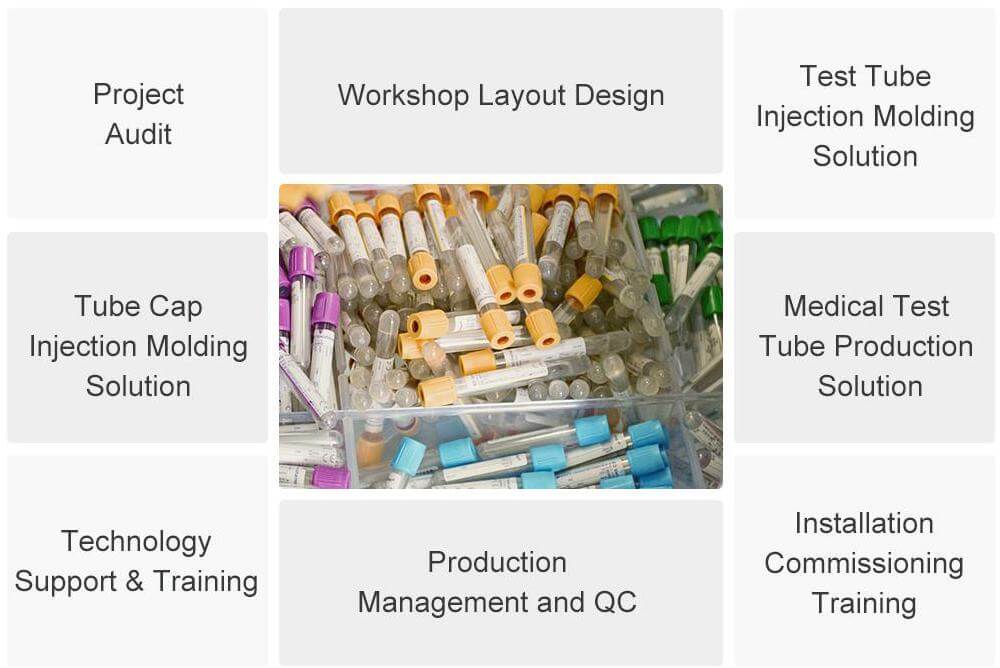 Medical Test Tube Molding Line|Test Tube Molding Solution-DKM